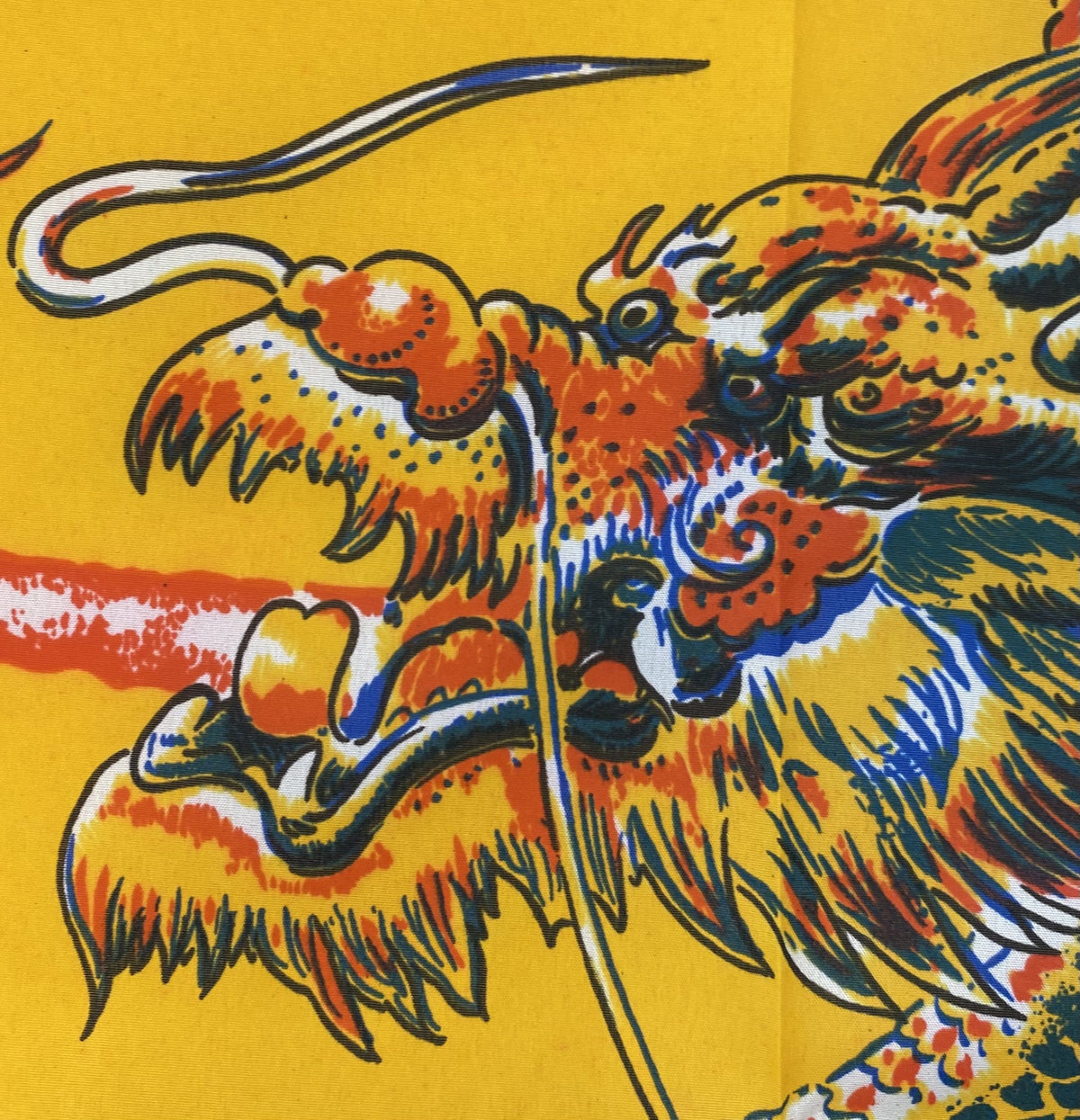 Large Fire Breathing Dragon Chinese Imperial Flag — Rodeo Durango Brand ...