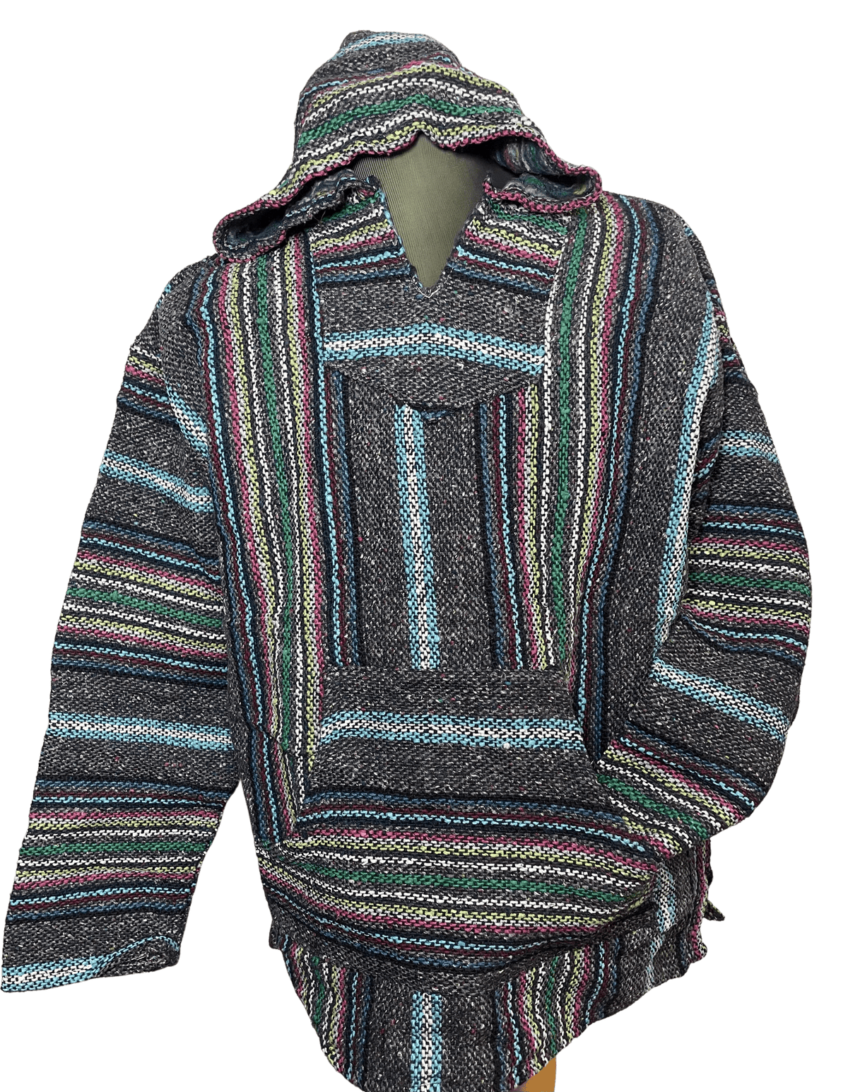Baja Dark Grey with Multicolor Lines V2 088 — Rodeo Durango Brand Corp.